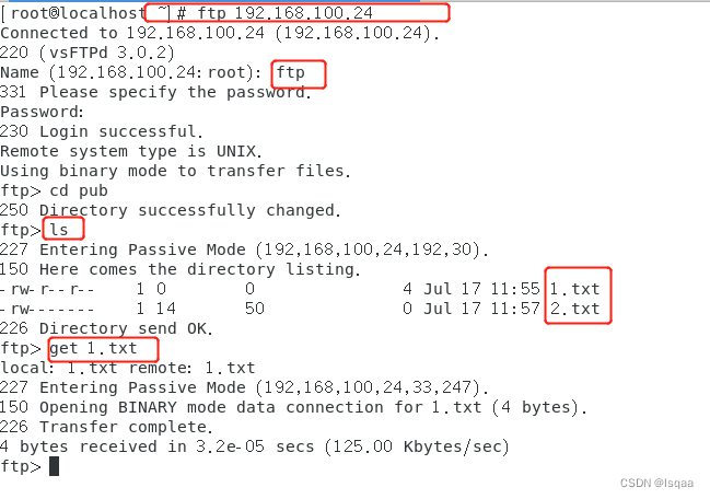 Linux系统文件共享服务器—FTP_linux连接ftp-CSDN博客