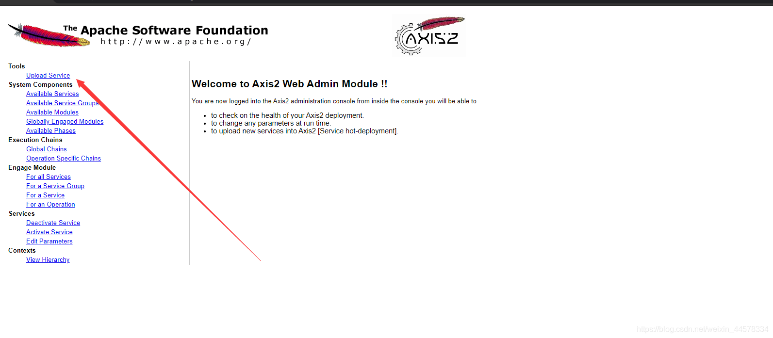 Axis2 弱口令 getshell 漏洞复现_axis2弱口令-CSDN博客