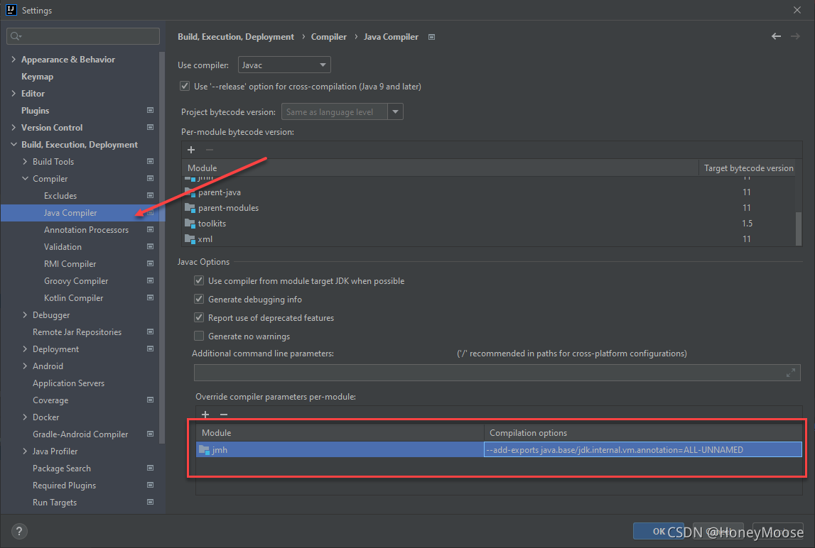 IntelliJ IDEA 如何添加编译参数_idea add export-CSDN博客