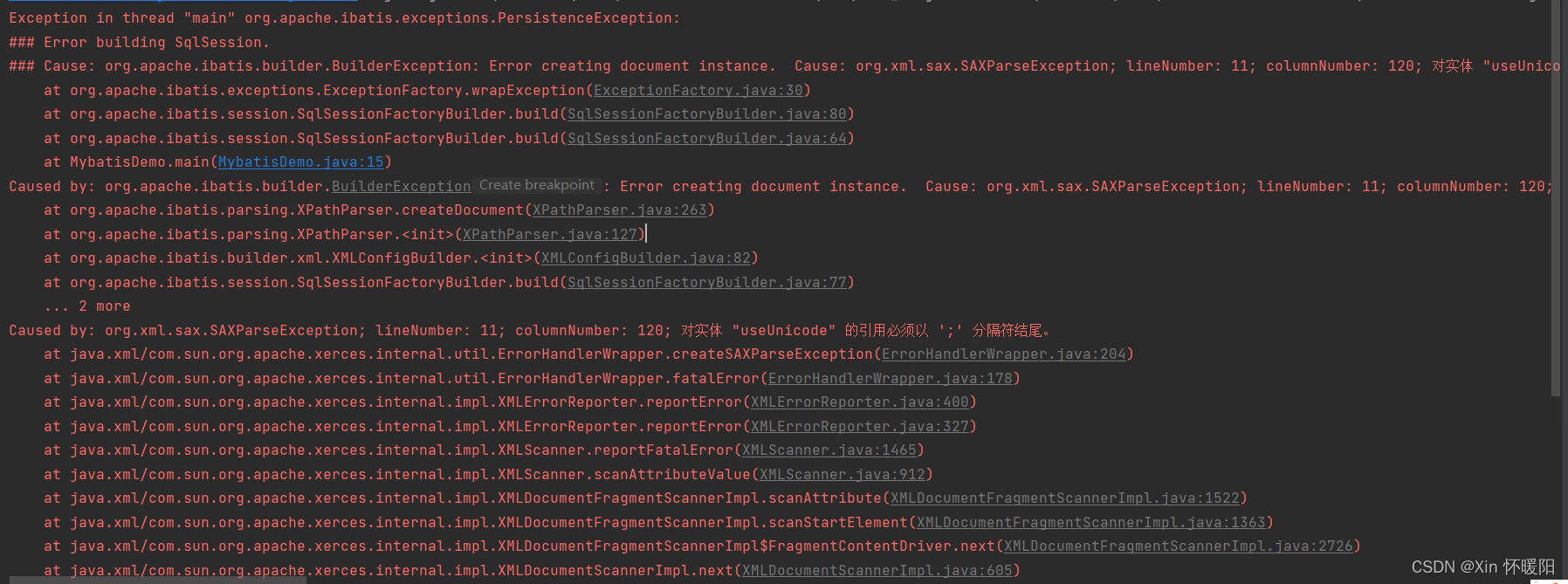 mybatis错误： Error building SqlSession.-CSDN博客