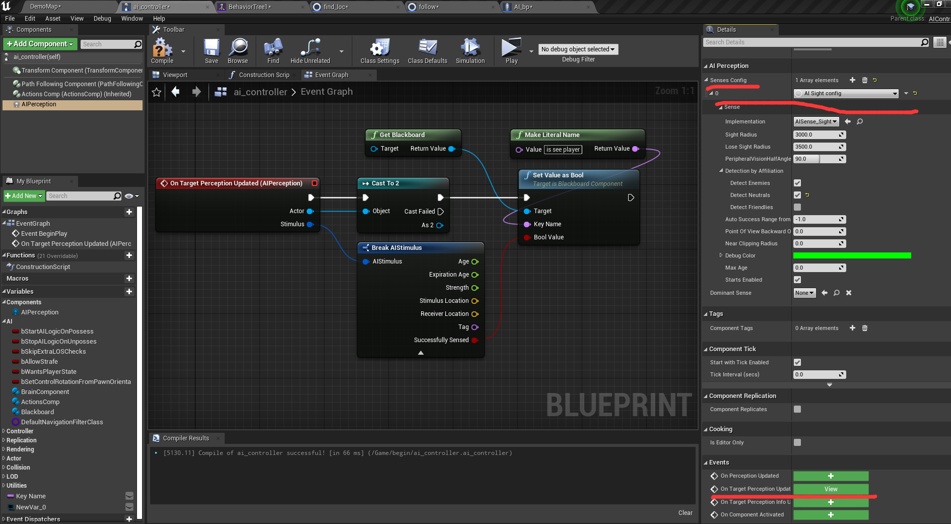 UE4 AI行为树笔记()_ue4 blackboard-CSDN博客