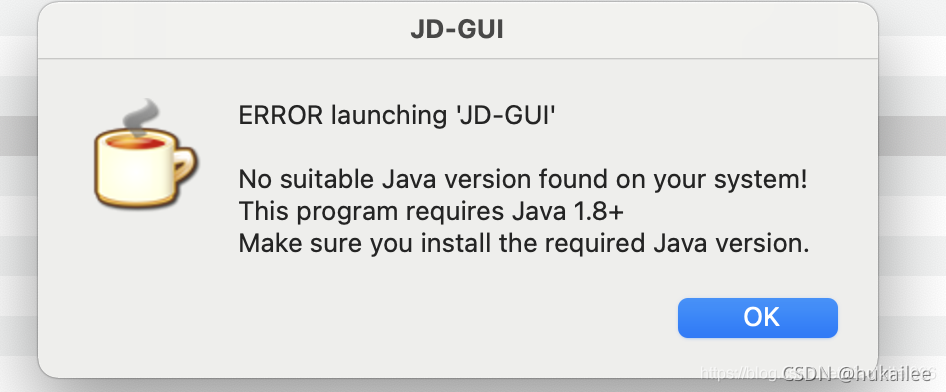 Mac安装java反编译工具JD-GUI提示需要安装jdk1.8+解决方案_mac 安装 jd-jui 找不到 jdk-CSDN博客