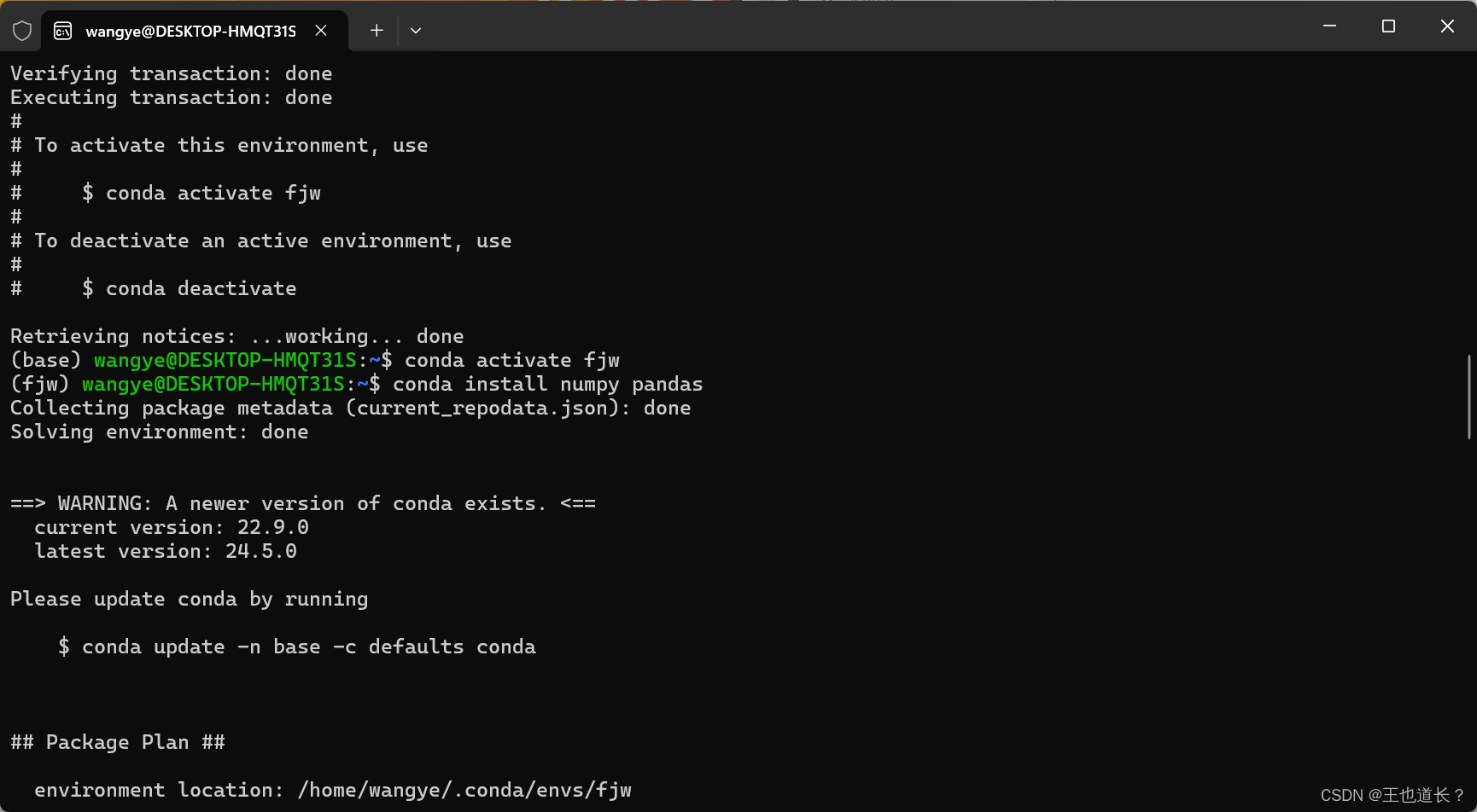 WSL-Ubuntu的Anaconda安装及torch完整安装_ubuntu安装torch-CSDN博客