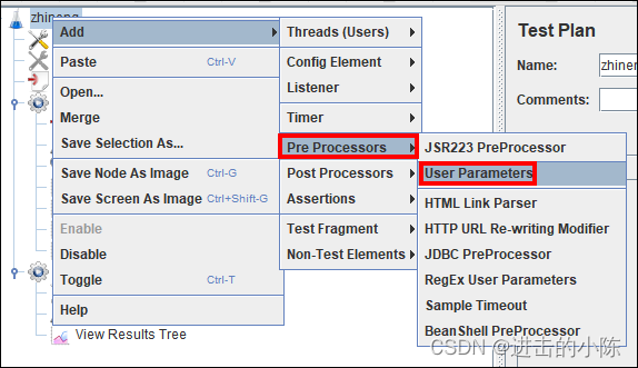 jmeter参数化方式总结一：User Defined Variables和User Parameters元件-CSDN博客