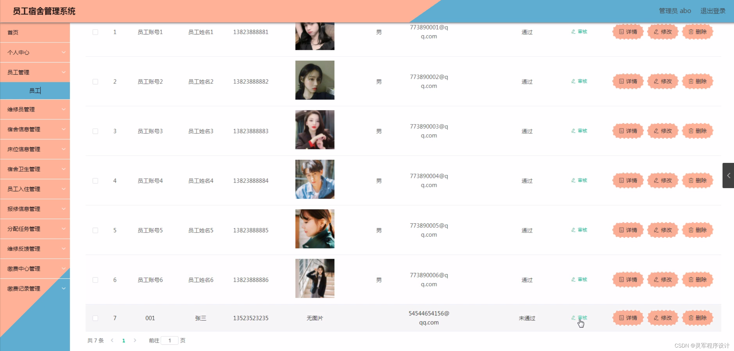 java计算机毕业设计（附源码）员工宿舍管理系统（ssm+mysql+maven+LW文档）-CSDN博客