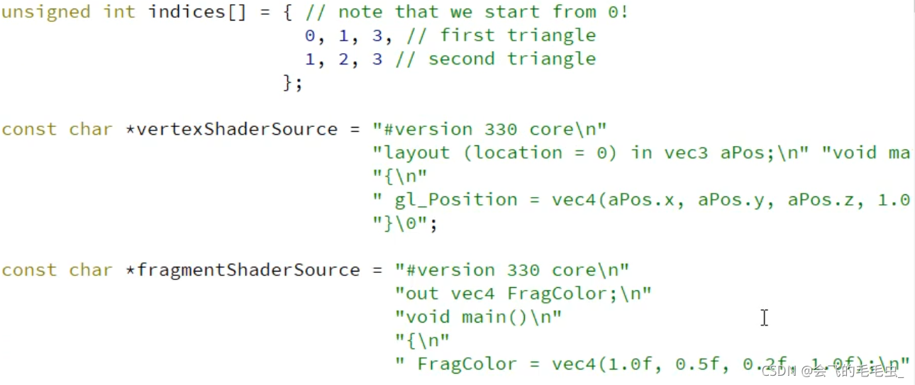 基于Qt的OpenGL(三)：QOpenGLShaderProgram和GLSL-CSDN博客