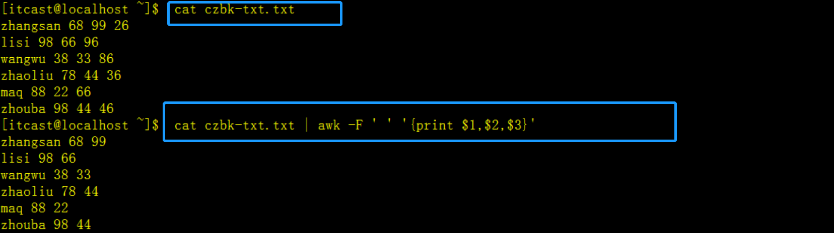 Linux命令之awk命令_linux awk -f-CSDN博客