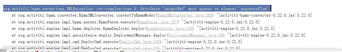 activiti发布流程报错解决方法_cvc-complex-type.4: attribute 'targetref' must app-CSDN博客