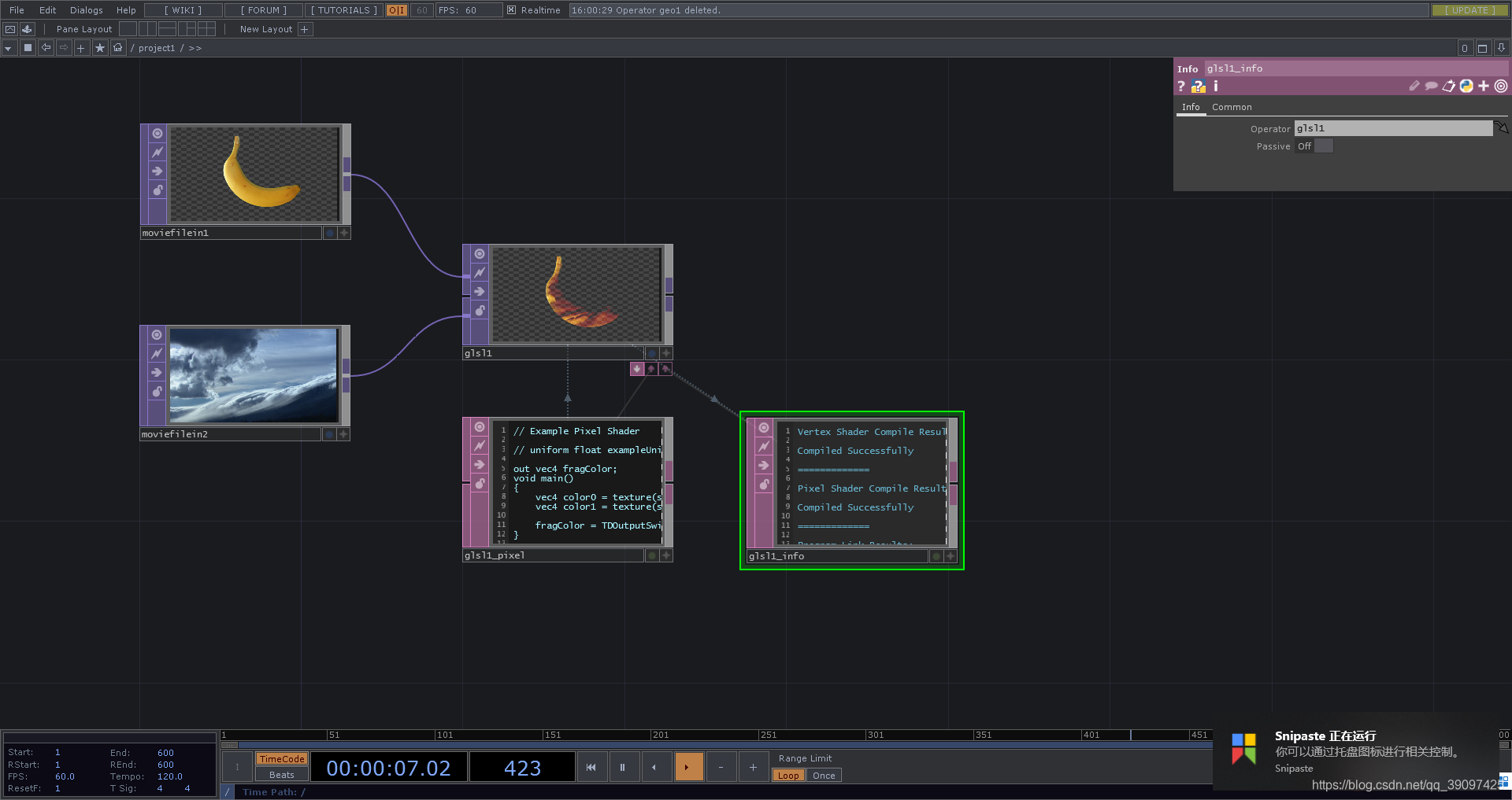 TouchDesigner学习 GLSL(3)2D着色器_vuv st-CSDN博客