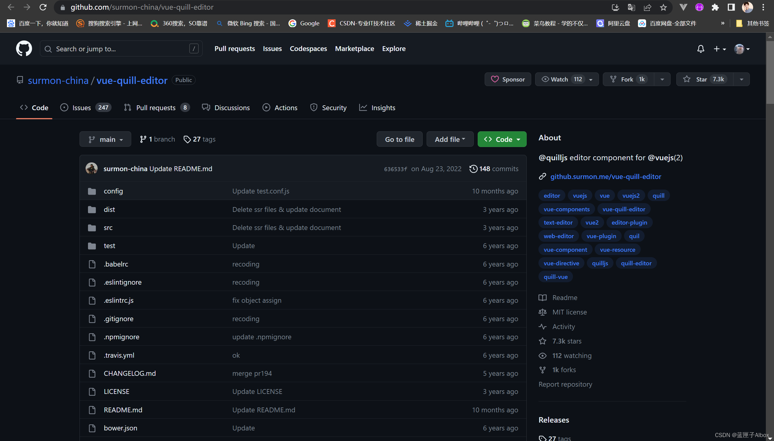 Vue常用的组件库大全【前端工程师必备】【实时更新】【移动端、PC端（web端）、数据可视化组件库（数据大屏） 、动画组件库、文本编辑器，富文本、Markdown，3D组件库，Markdown ...