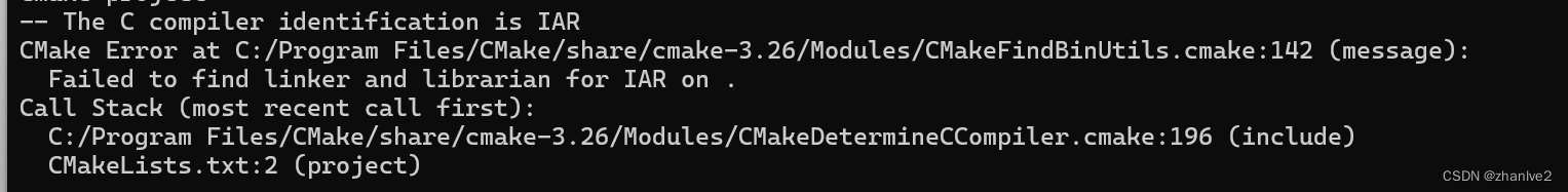 Failed to find linker and librarian for IAR on .-CSDN博客