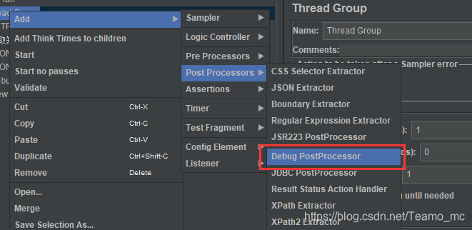 Jmeter-Post Processor后置处理器（动态获取响应结果数据作为变量）_jmeter postprocessor-CSDN博客