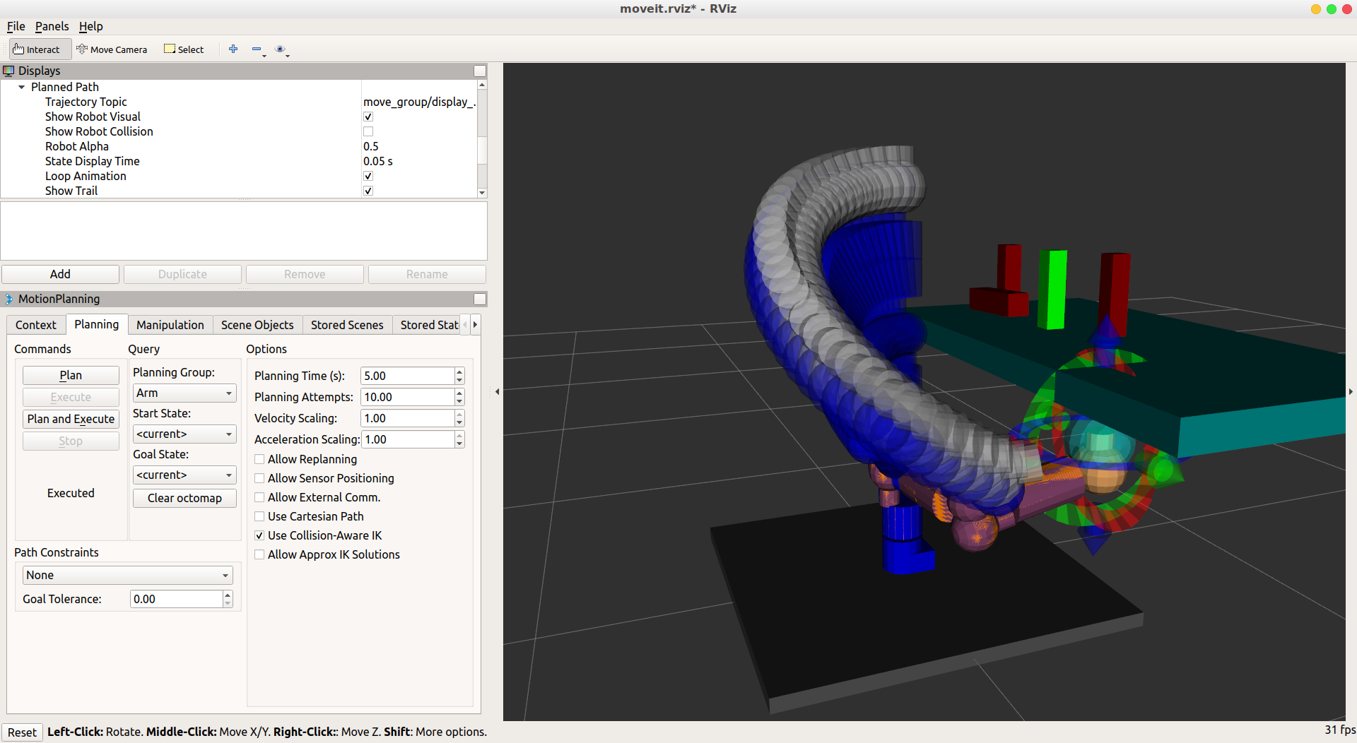 ROS学习笔记14 —— moveit配置及配置结果解析_moveit 移动基座位置-CSDN博客