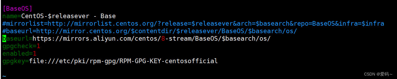 yum命令下载出现Failed to synchronize cache for repo ‘AppStream‘, ignoring this repo._failed to ...