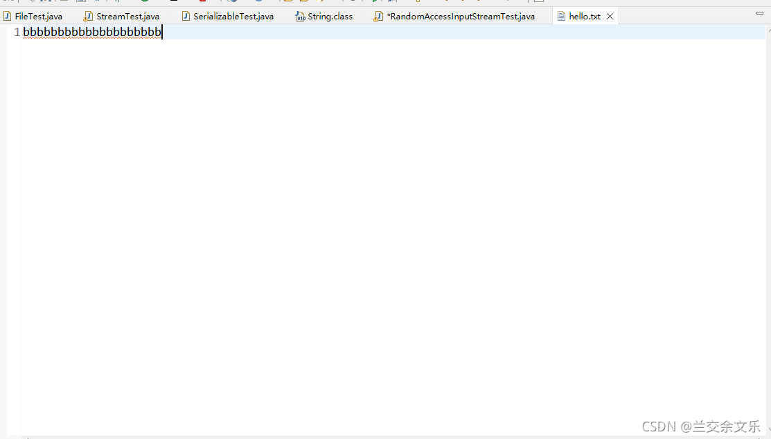 Java基础之序列化和RandomAccessFile_randomaccessfile实现serializable吗-CSDN博客