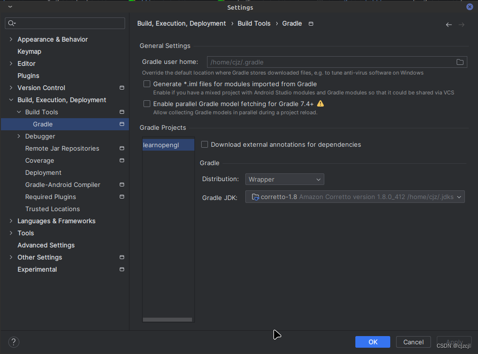 Android Studio Jellyfish版本修改project使用特定jdk版本的步骤-CSDN博客