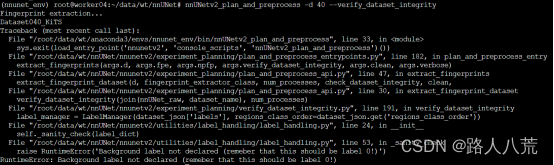 RuntimeError: Background label not declared (remeber that this should be label 0!)_runtimeerror ...