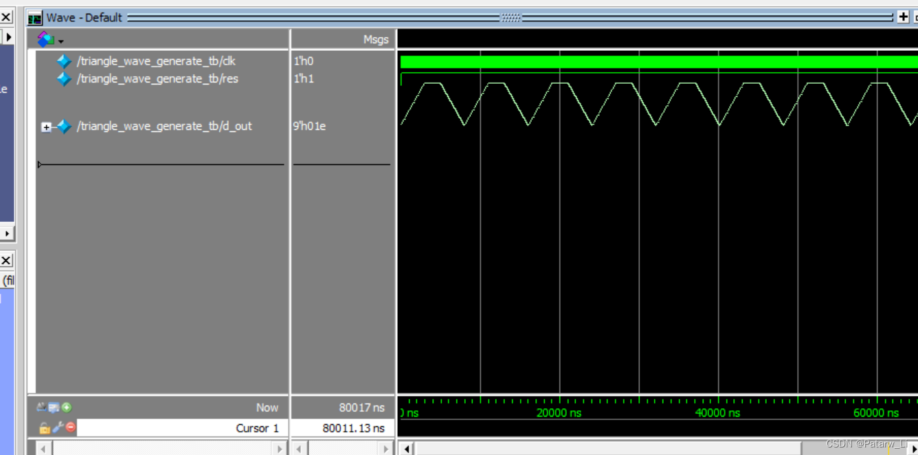 Verilog学习笔记七（简单状态机代码设计 三角波发生器）代码实现三角波 Csdn博客