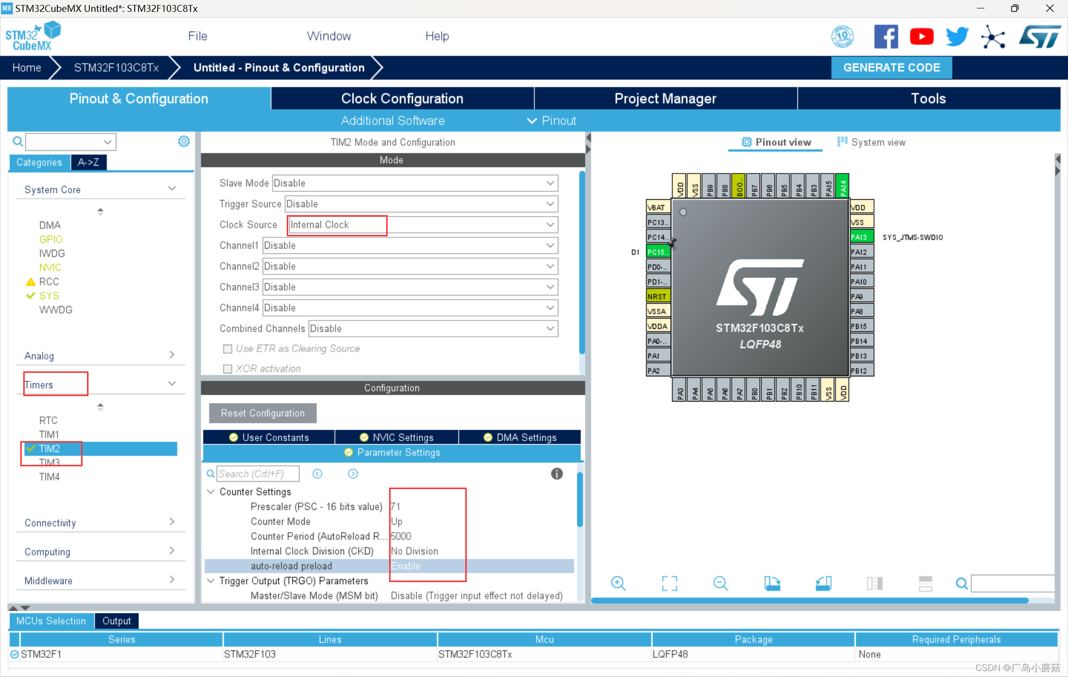 定时器Timer实现时间精准控制_stm32 timer 精度-CSDN博客