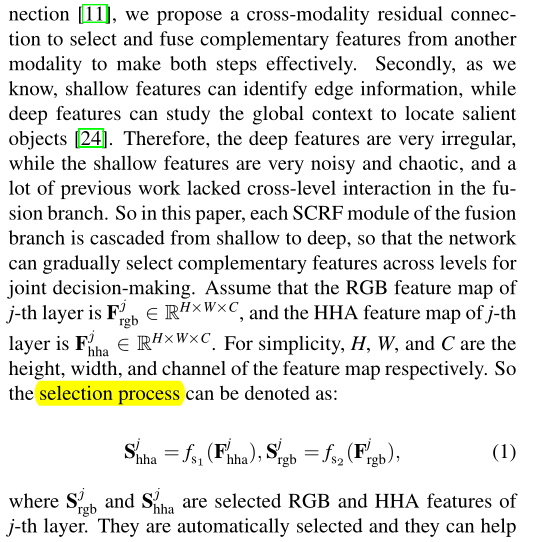 【论文笔记】DEEP FEATURE SELECTION-AND-FUSION FOR RGB-D SEMANTIC SEGMENTATION_rgb d feature selection ...