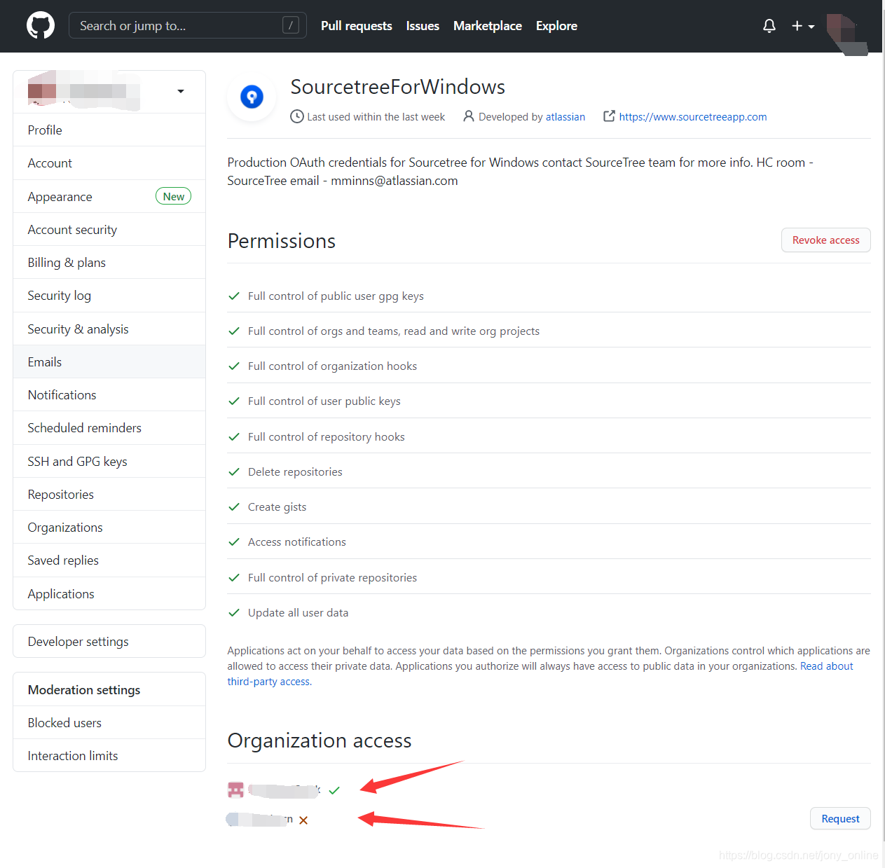 sourcetree 无法连接 github 组织中的私有仓库，提示 remote: Repository not found._sourcetree不显示这是一个git仓库-CSDN博客
