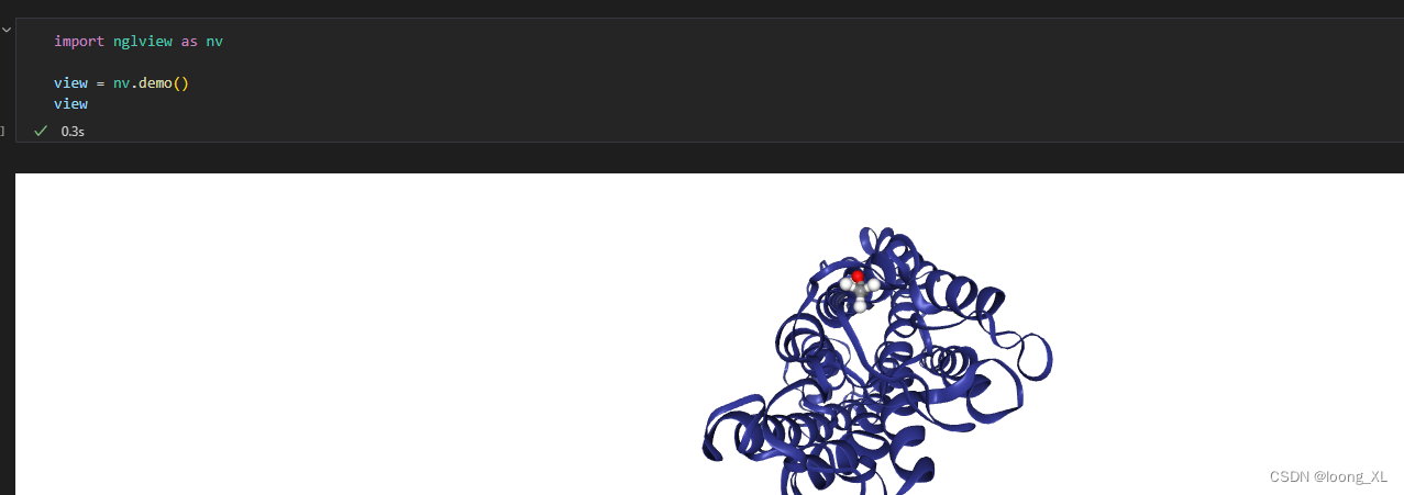 nglview ipython/jupyter插件查看分子结构可视化效果；nglview加载蛋白和小分子示例-CSDN博客