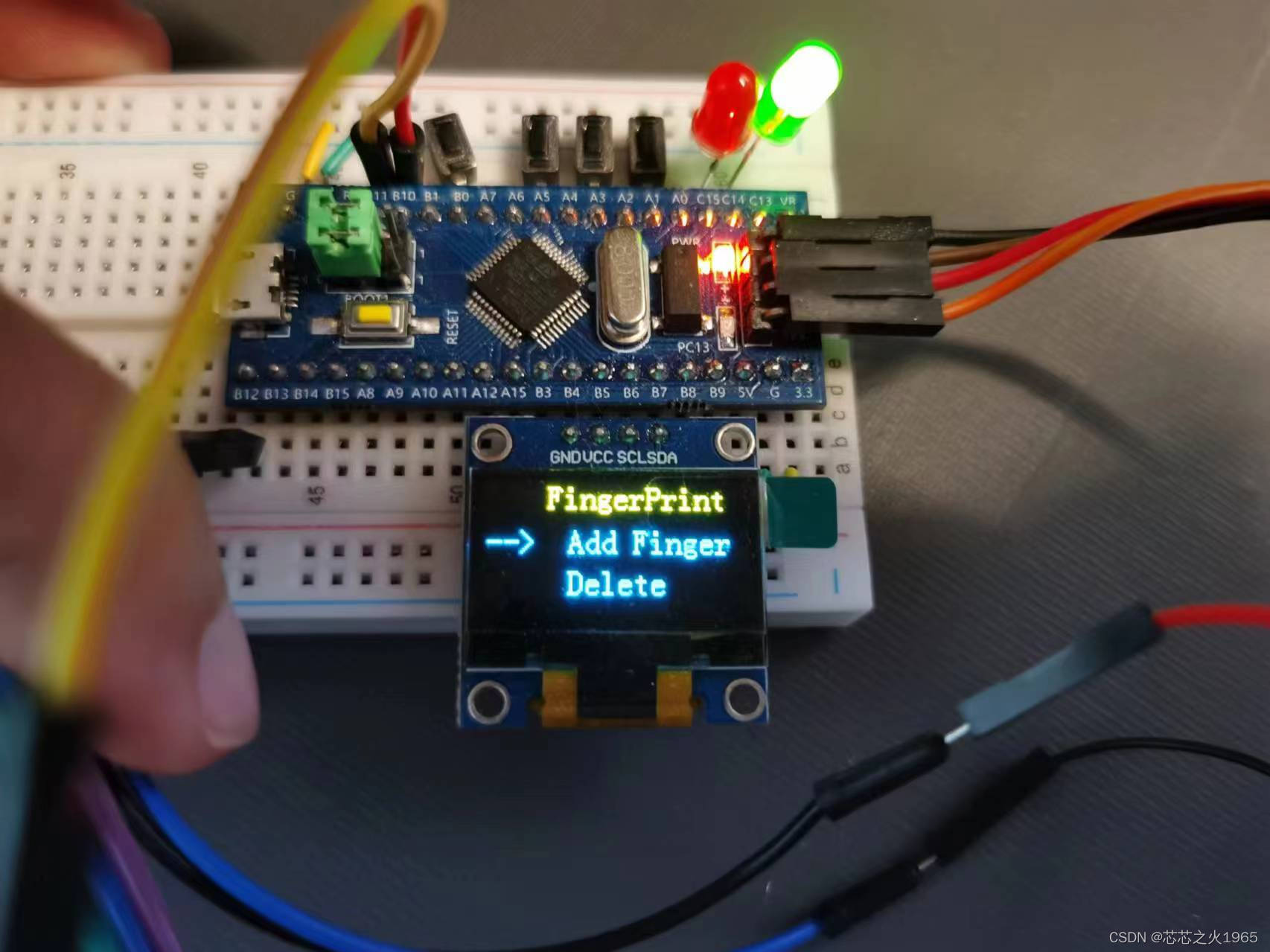 基于stm32f103c8t6的as608指纹识别模块(江科大版,源码可用,支持定制)stm32 As608 Csdn博客 4671