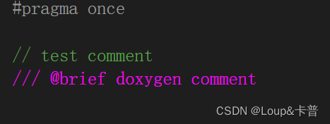 Visual Studio 2019 设置 doxygen 注释颜色_vs doxygen-CSDN博客