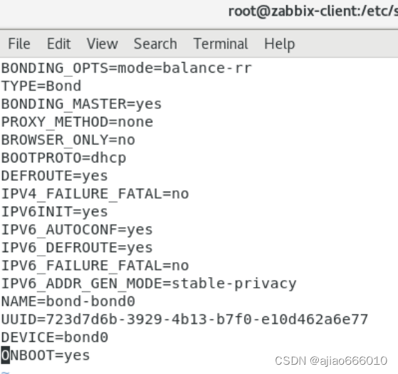linux双网卡绑定 bond_linux绑定双网卡-CSDN博客