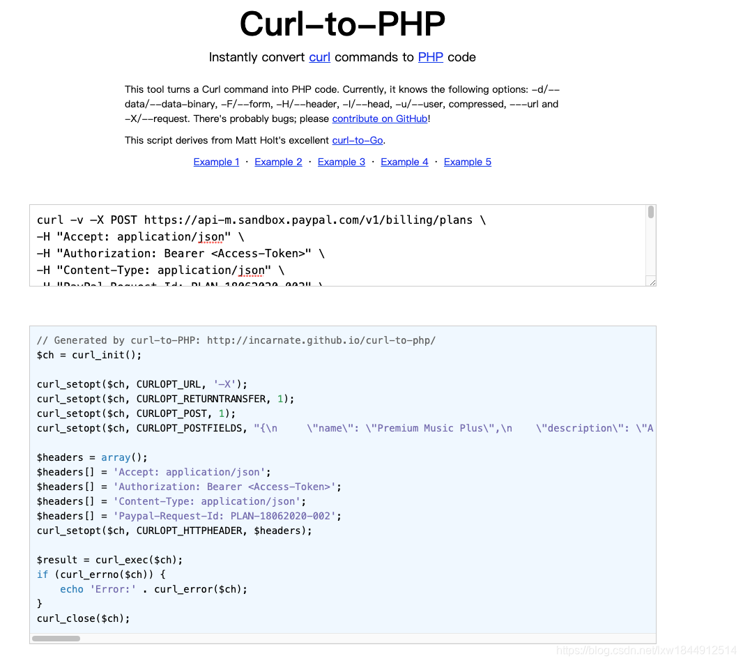 推荐一个 curl 命令转化为PHP代码的网站&&在线发起执行 curl 请求的网站_在线执行curl-CSDN博客