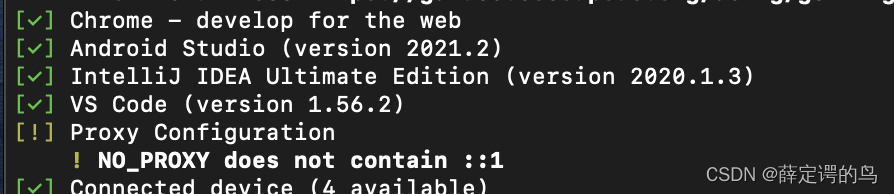 mac解决flutter Error connecting to the service protocol: failed to connect to http://127.0.0.1报错 ...