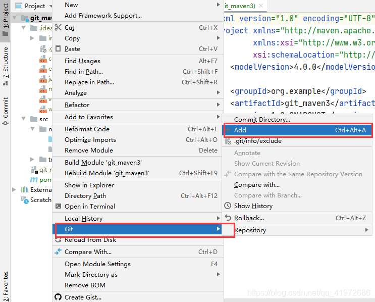 Git_IDEA集成git_初始化&添加&提交_idea vcs initialization-CSDN博客