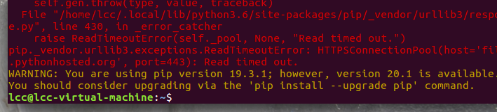 在linux中遇到read timed out的解决办法_linux安装包时read time out怎么解决-CSDN博客
