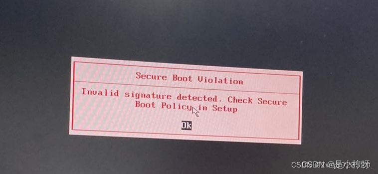 解决电脑BIOS安装时InvalidSignature问题及步骤-CSDN博客