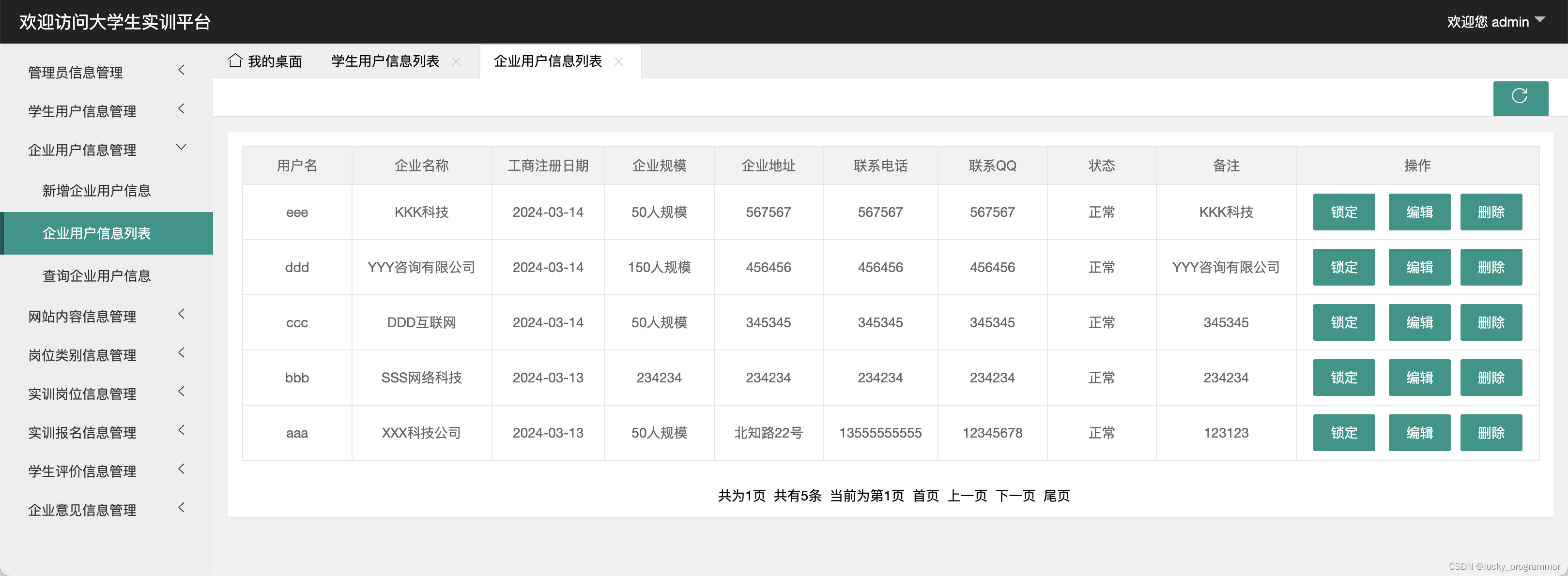 Java 大学生实训平台 实训系统 实训管理系统 Java实训平台 Csdn博客