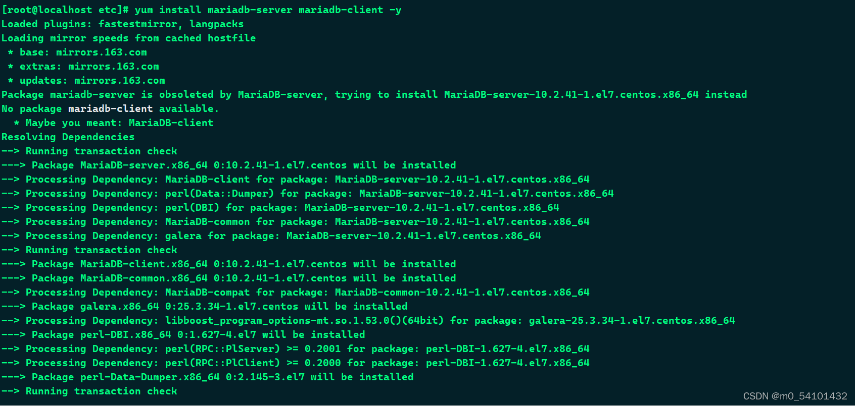 VMware下Centos 7安装、配置、远程连接mariadb 10.2全过程。_vmware centos mariadb-CSDN博客