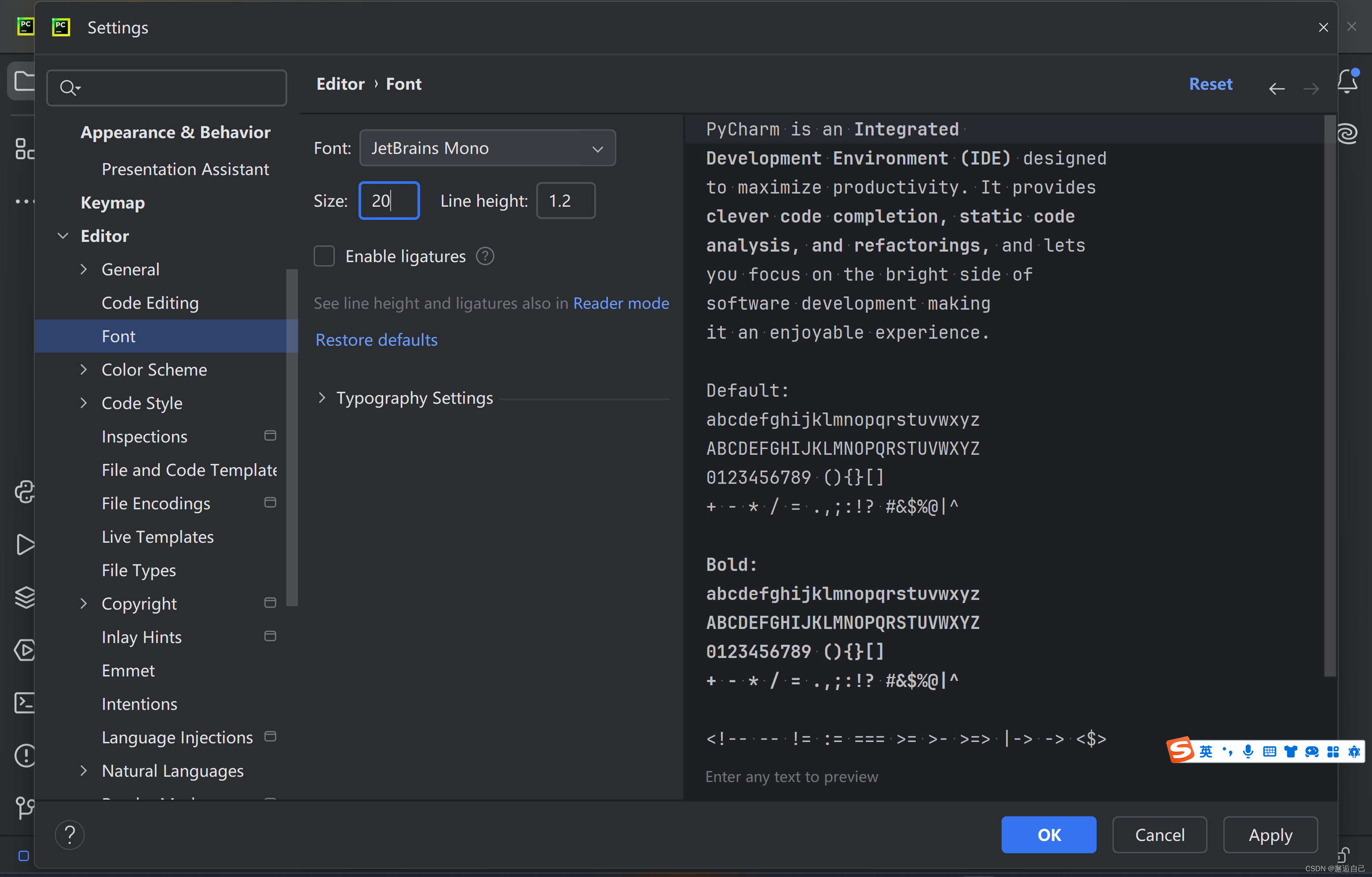 pycharm的使用及相关设置_interpreter type-CSDN博客