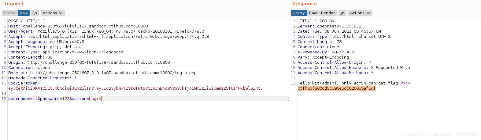 CTFHUB--JSON Web Token_ctfhub json web token-CSDN博客