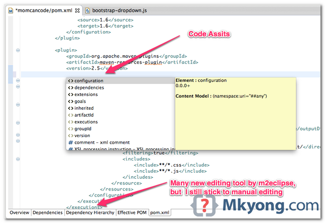 Eclipse代码辅助Maven pom.xml-CSDN博客