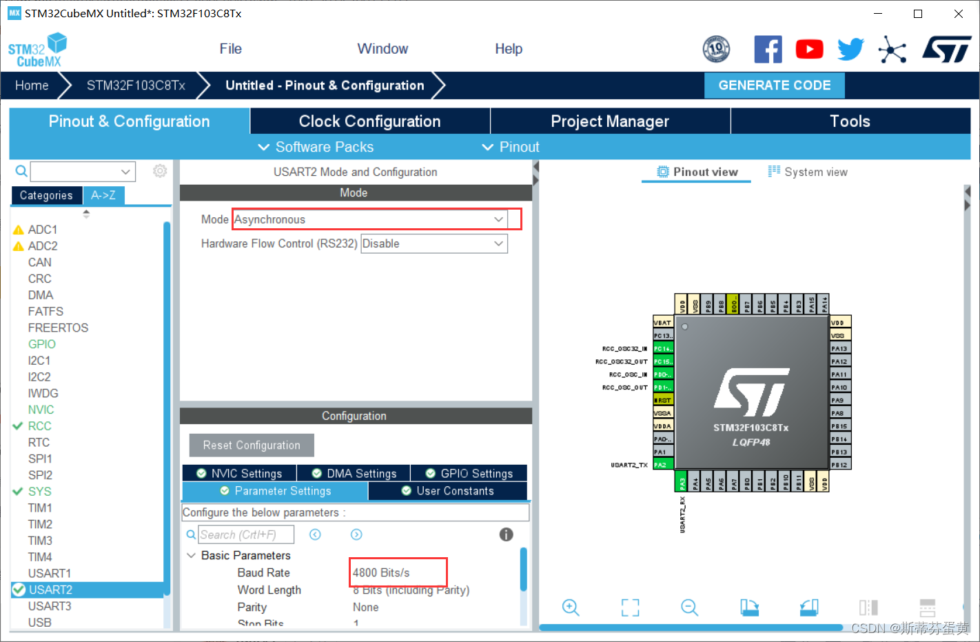 STM32F103C8基于Modbus协议读取温湿度-CSDN博客