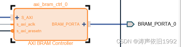 ERROR: [axi_bram_cntlr-1] Port-A interface property ＜CONFIG.READ_WRITE_MODE＞ is not defined._axi ...
