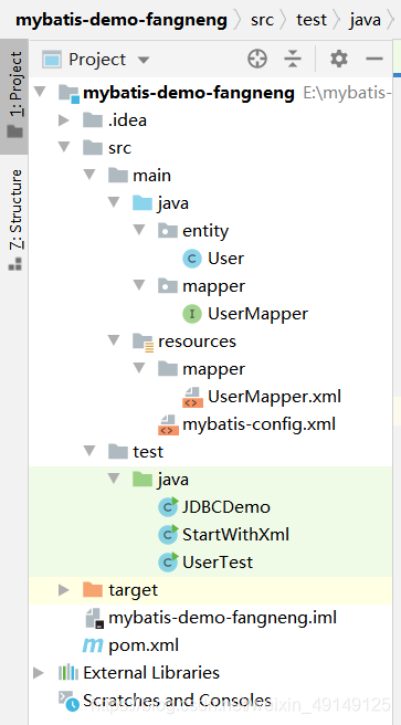mybatis-demo-fangneng（实现Mapper配置并查询数据）_com.example.demo.mapper ...
