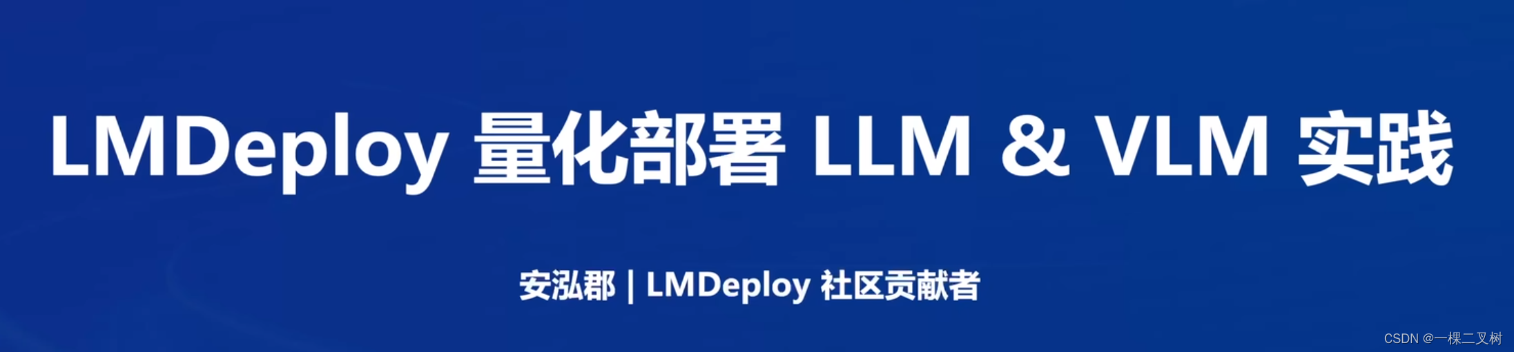 LMDeploy量化部署LLM&VLM实践-笔记五-CSDN博客