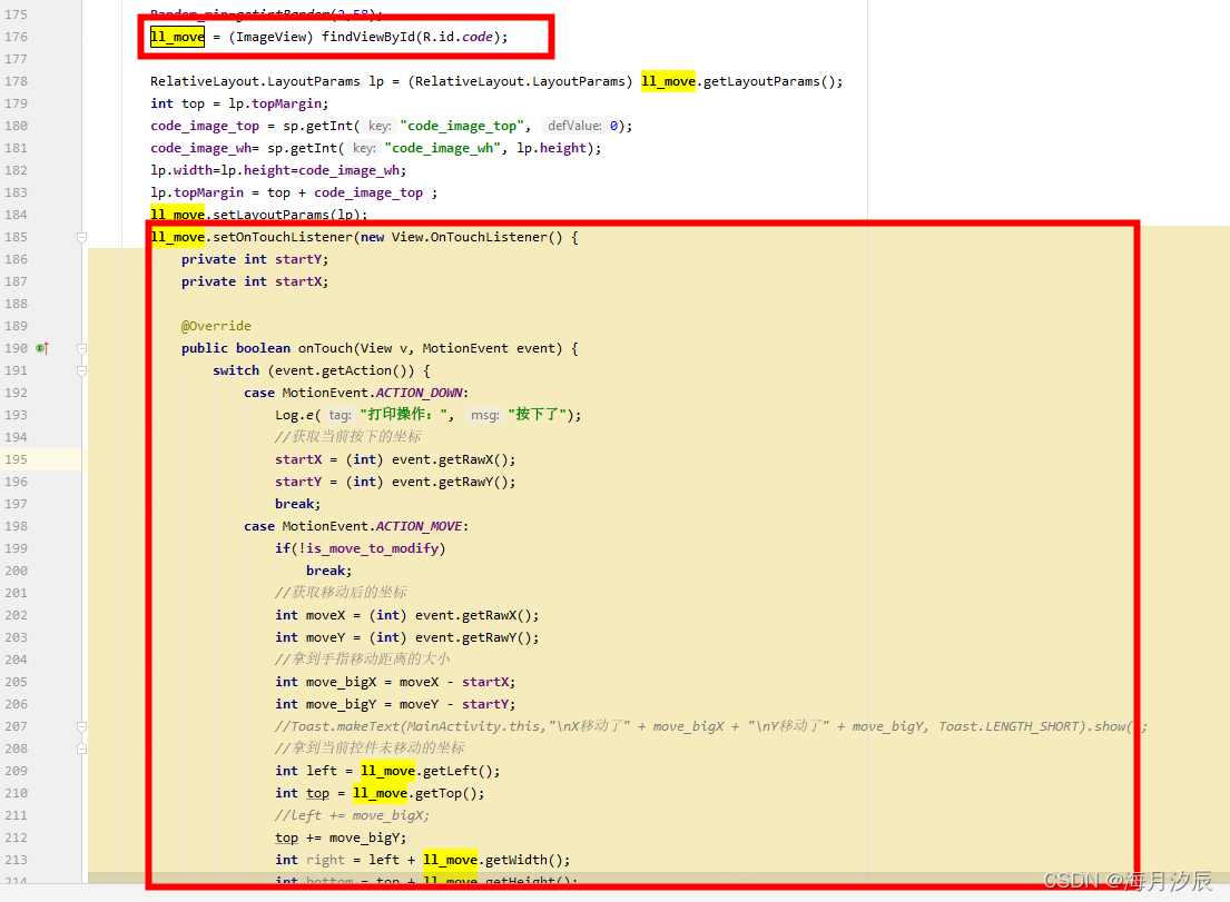 2022-02-09 Android setLayoutParams动态修改RelativeLayout控件layout_width、layout_marginTop等。实际应用实例：控件随 ...