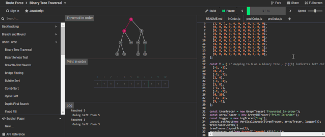 github可视化_霸榜github：Algorithm Visualizer将算法可视化，算法学习不再难-CSDN博客