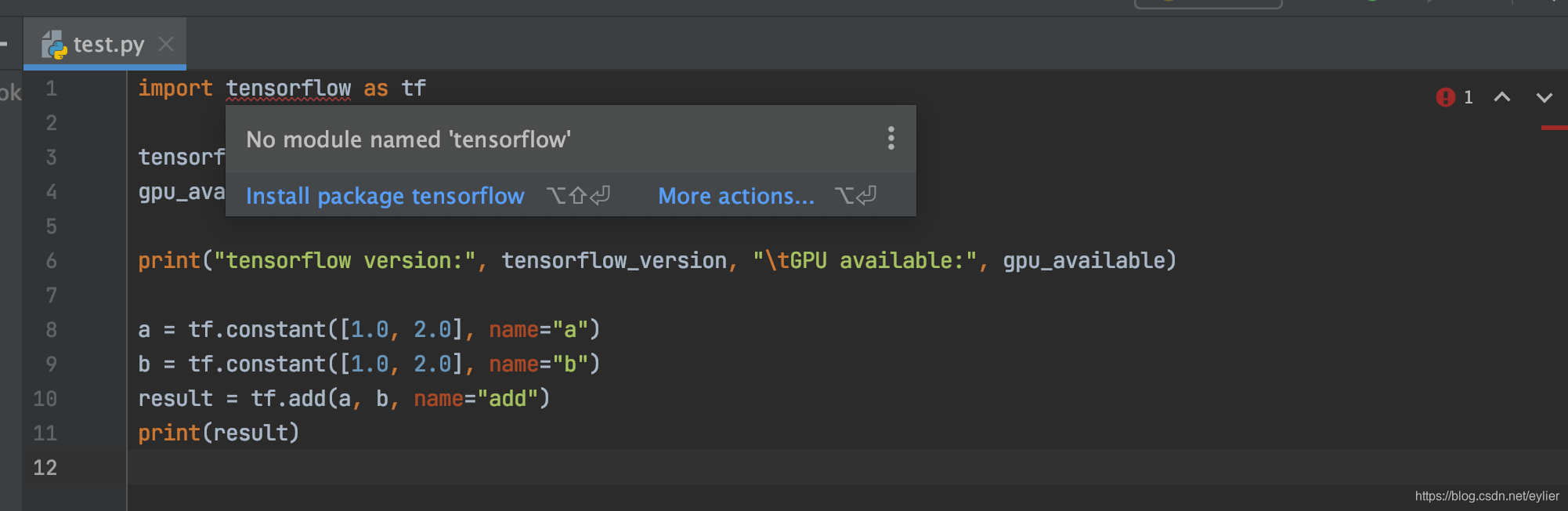 MAC电脑安装TensorFlow2.X，并在pycharm中配置TensorFlow解释器_mac pycharm tensorflow-CSDN博客