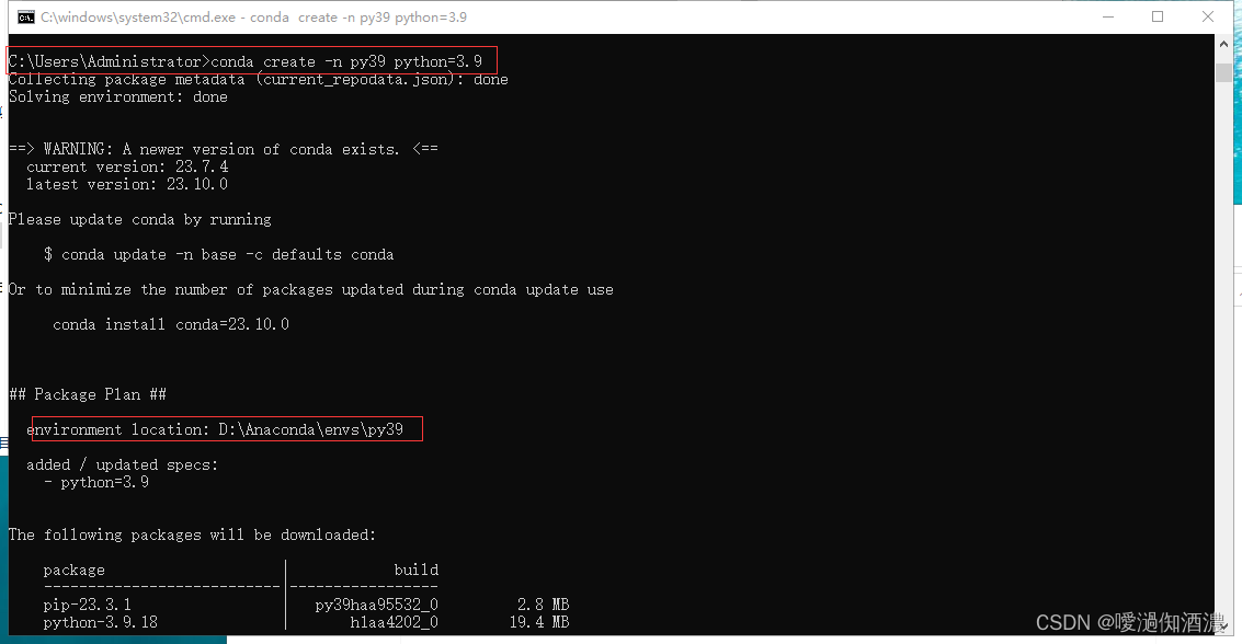更改conda创建虚拟环境的位置conda创建python虚拟环境 更改位置 Csdn博客 6723