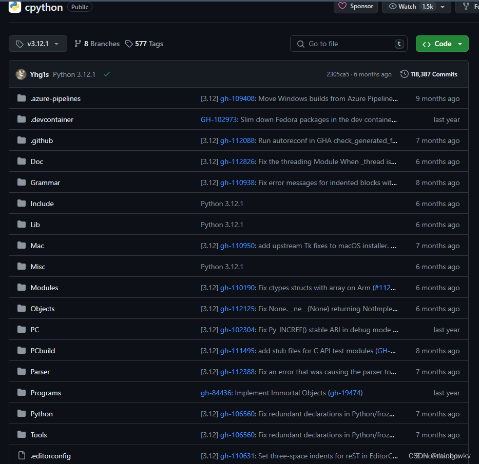 CPython v3.12.1 源码学习Windows篇（一）_pypreconfig-CSDN博客